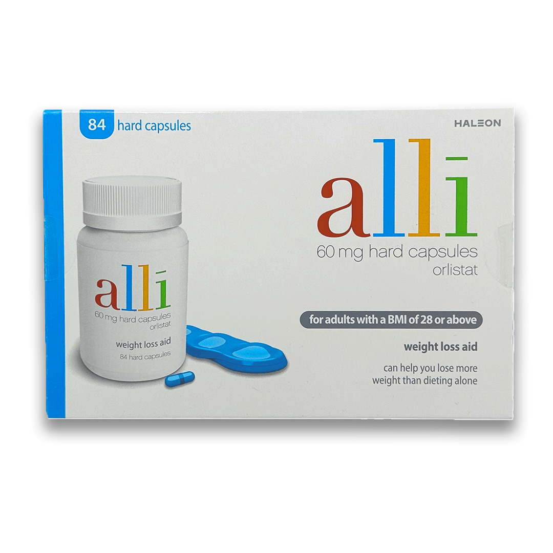 Alli Weight Loss Aid - Orlistat 60mg Fat Reducer Tablets – Rightangled
