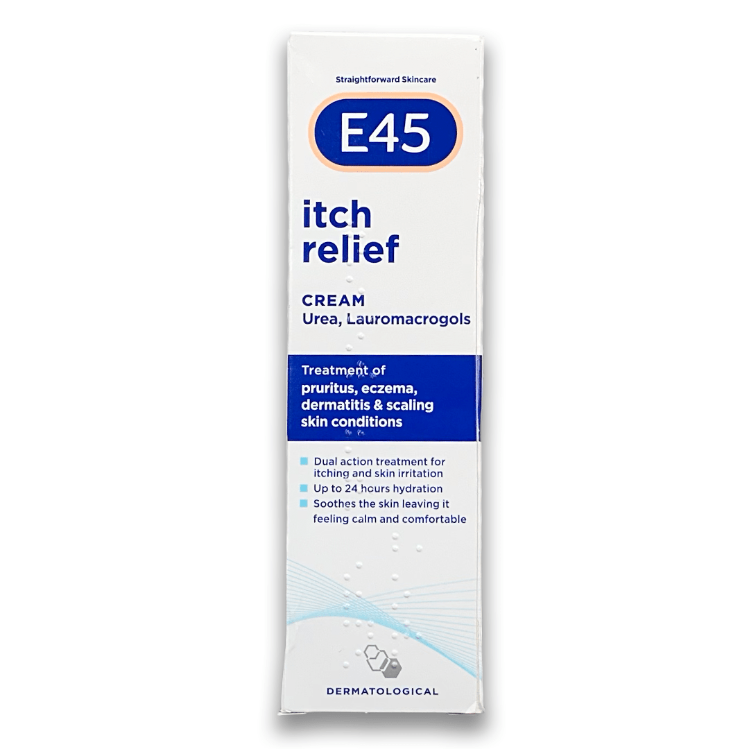 E45 Itch Relief Cream 50g - Soothing Skin Treatment GSL – Rightangled