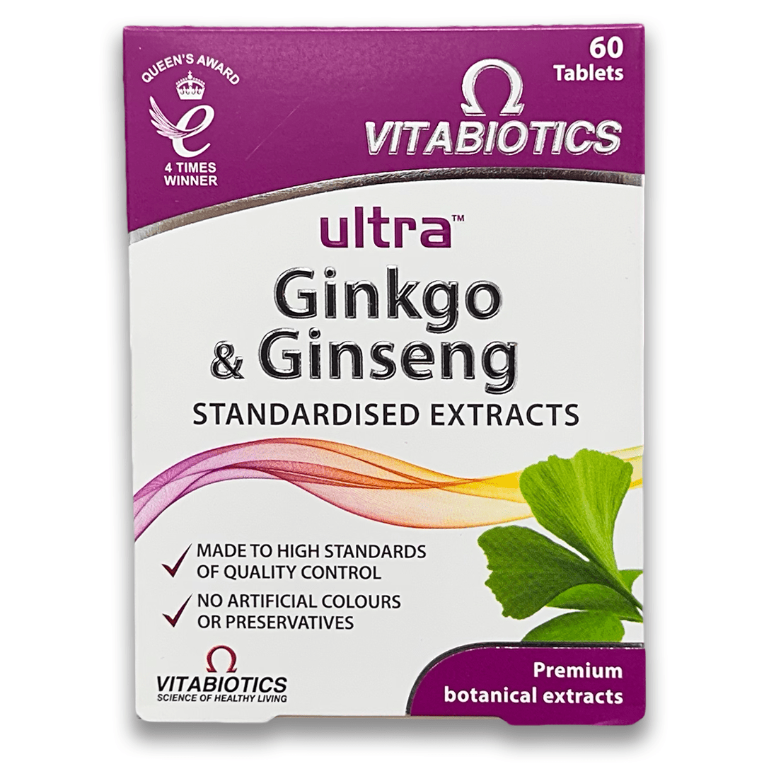GSL Ginkgo Biloba & Ginseng - Natural Cognitive Support – Rightangled