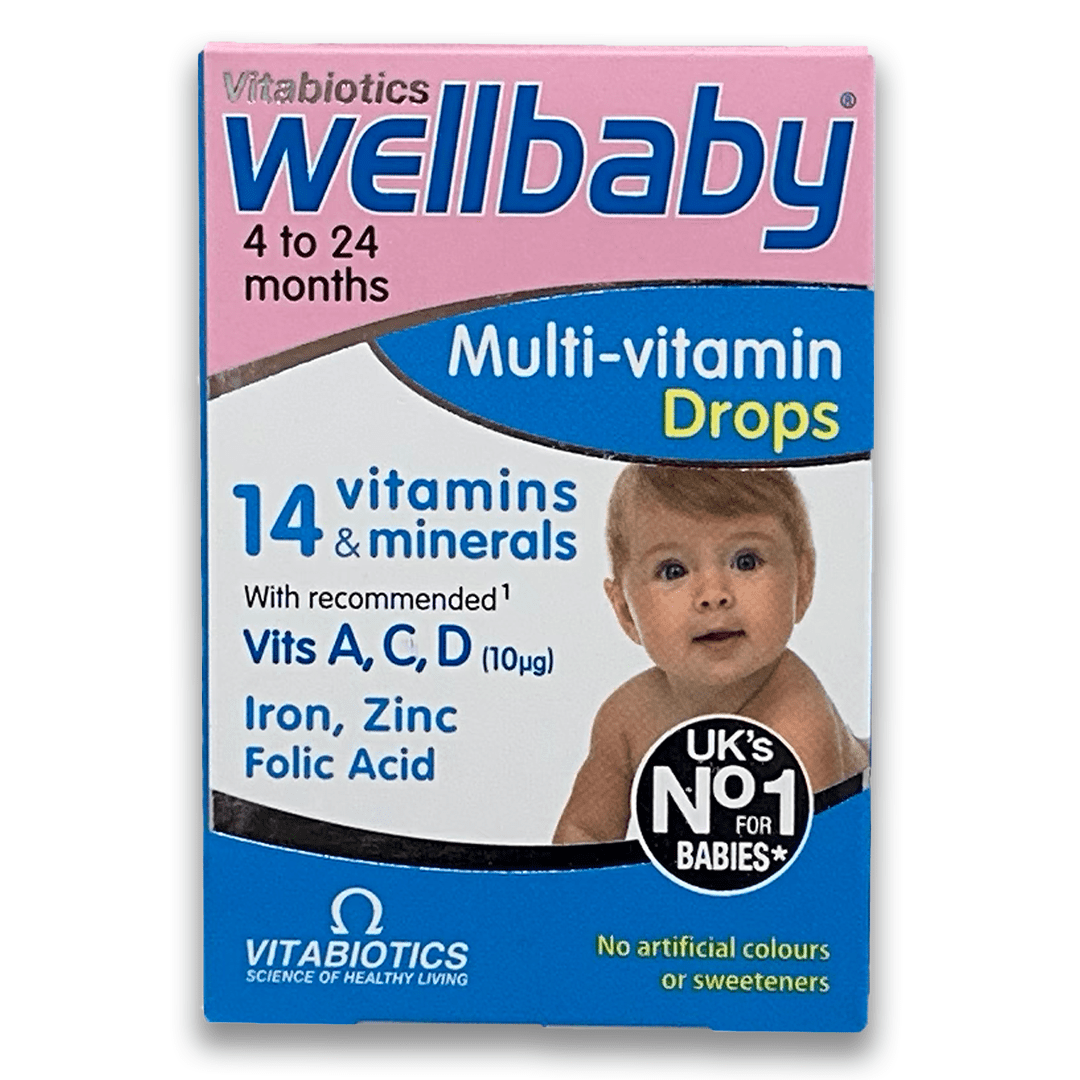 Wellbaby Multi-vitamin Drops for Infants & Children Growth – Rightangled